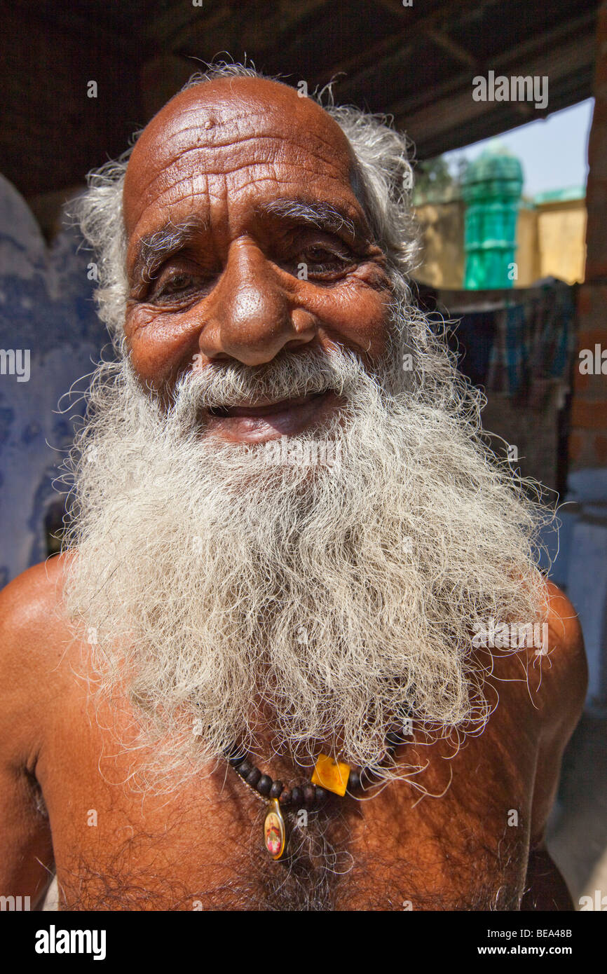 Muslim man in Pandua in Bengal State India Stock Photo - Alamy