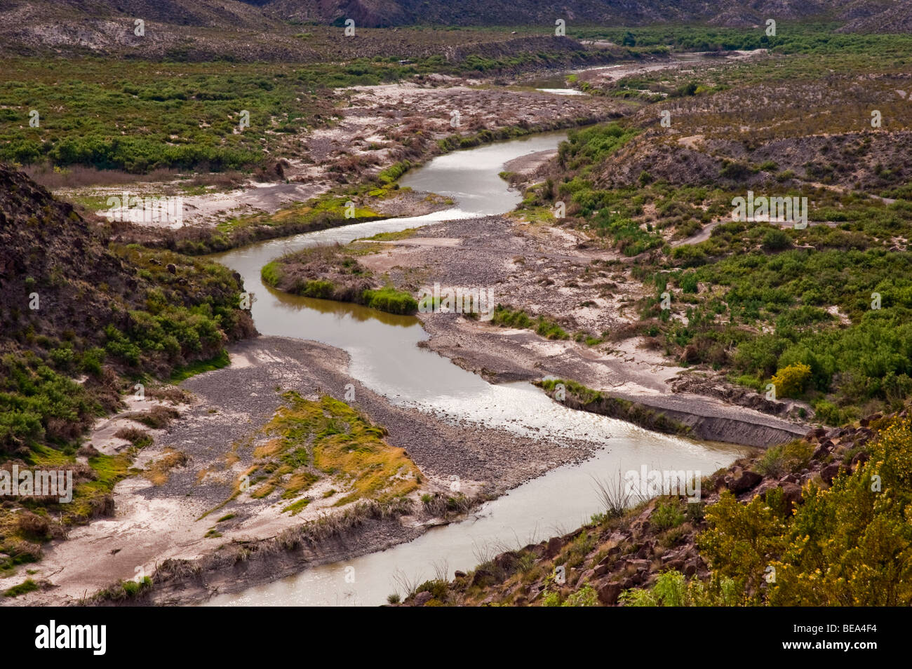 The Rio Grande in Big Bend State Park, Texas, USA Stock Photo - Alamy