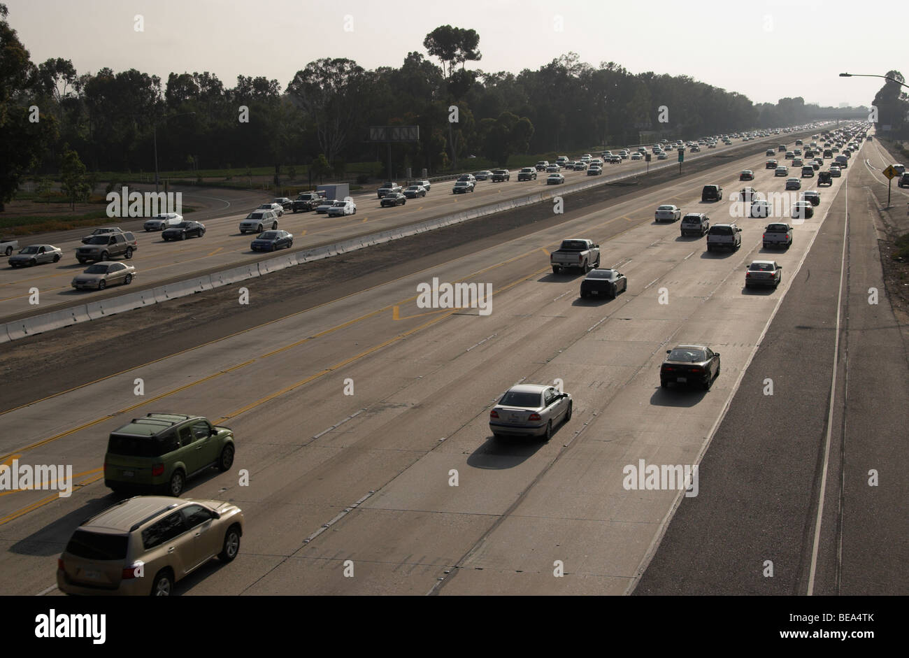 Rush hour highway traffic Stock Photo - Alamy