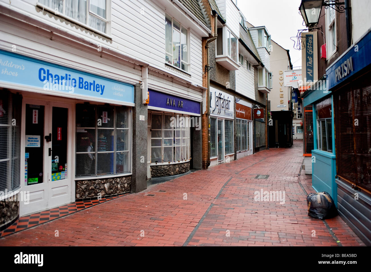 The Lanes in Brighton Stock Photo - Alamy