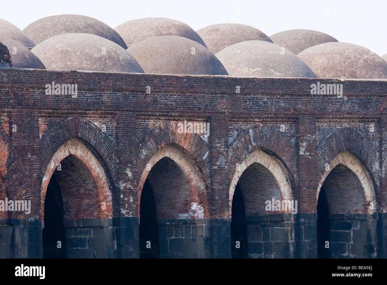 Adina Mosque or Jama Masjid in Gaur in Bengal State India Stock Photo ...