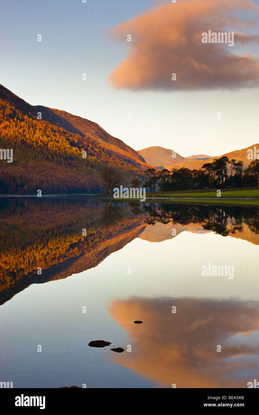 Lake Buttermere Lake District National Park Cumbria England Stock Photo ...