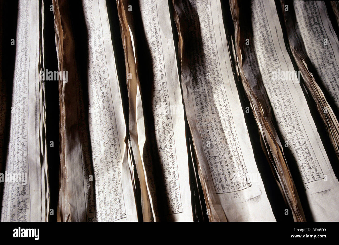 Tibet: Dergué printing house, (Dergé or Dêgê Stock Photo - Alamy