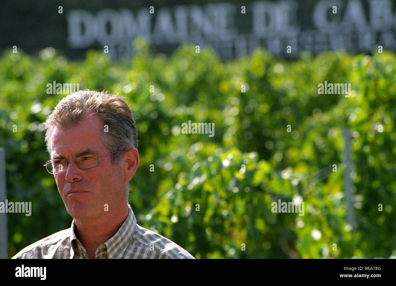 Alfred Haeni, owner domaine de cabasse rhone france Stock Photo - Alamy