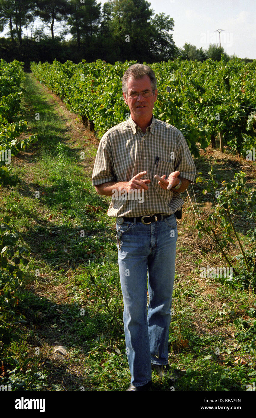 Alfred Haeni, owner domaine de cabasse rhone france Stock Photo - Alamy