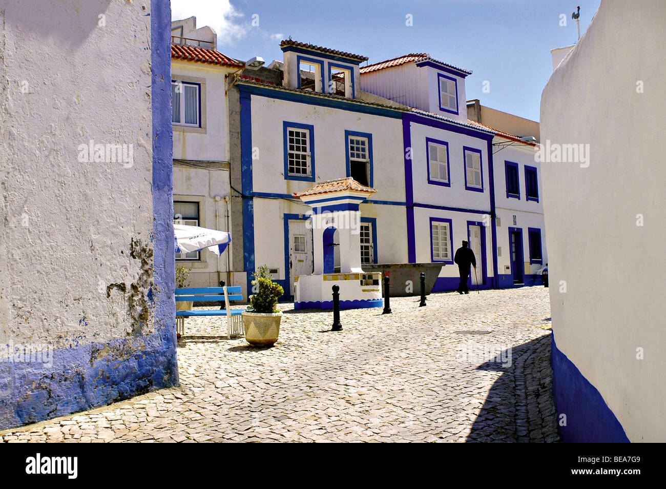 Portugal: the village of Ericeira Stock Photo - Alamy