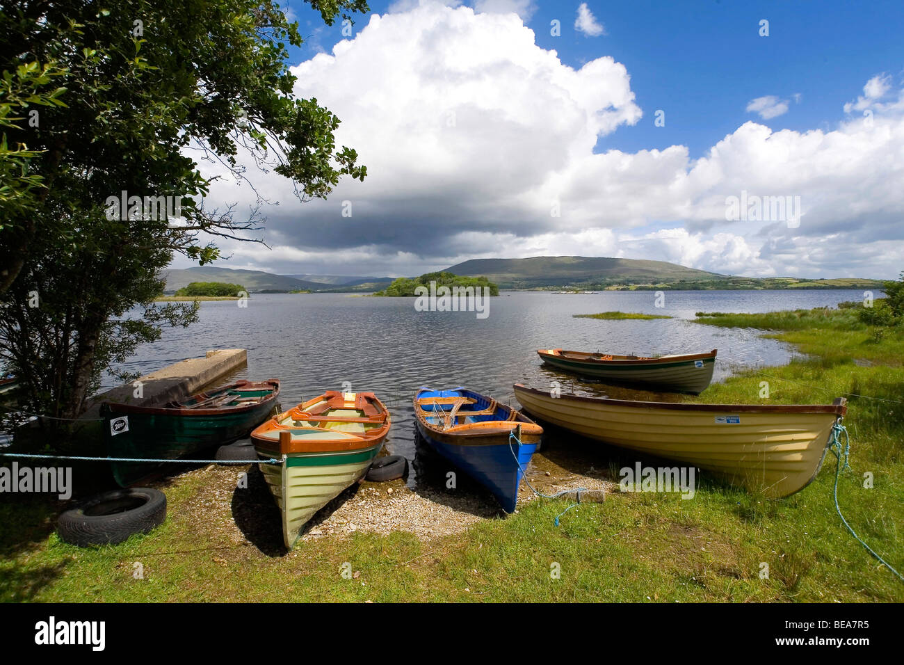 Ireland, Connemara: Lough Corrib lake Stock Photo - Alamy