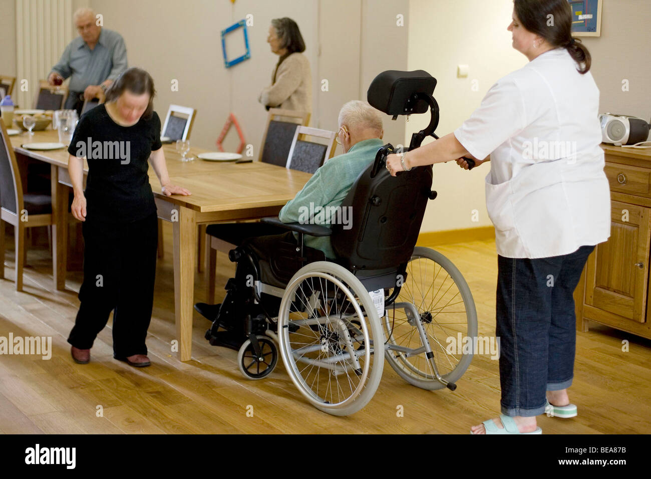 Disabled person's home Stock Photo - Alamy