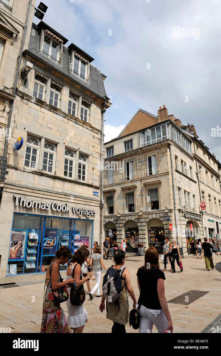 Besançon (25): "Grande rue" main street Stock Photo - Alamy
