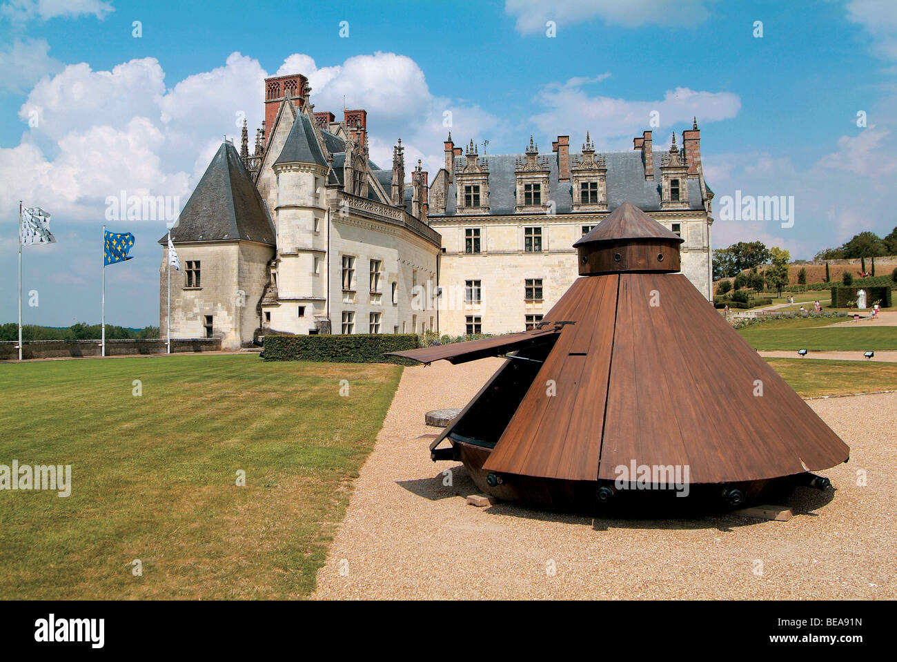 The "Château d'Amboise" castle (37 Stock Photo - Alamy