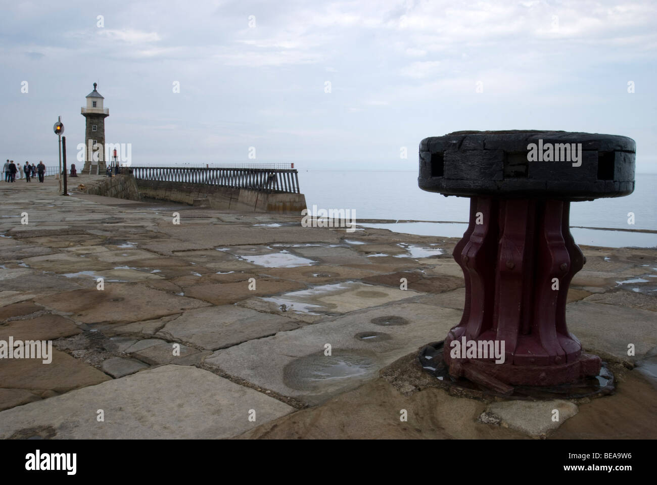 The main pier at Whitby, North Yorkshire, England Stock Photo - Alamy