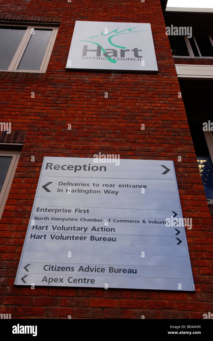 Hart District Council Civic Offices, Fleet, Hampshire, UK Stock Photo ...