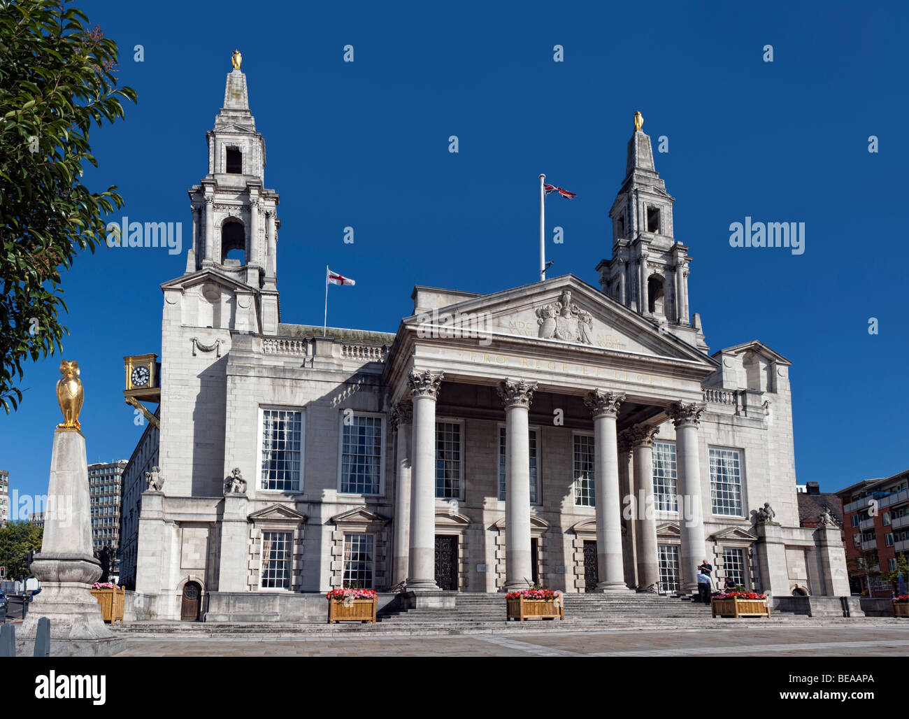 Leeds Civic Hall, overlooking Millennium Square, Leeds, West Yorkshire ...