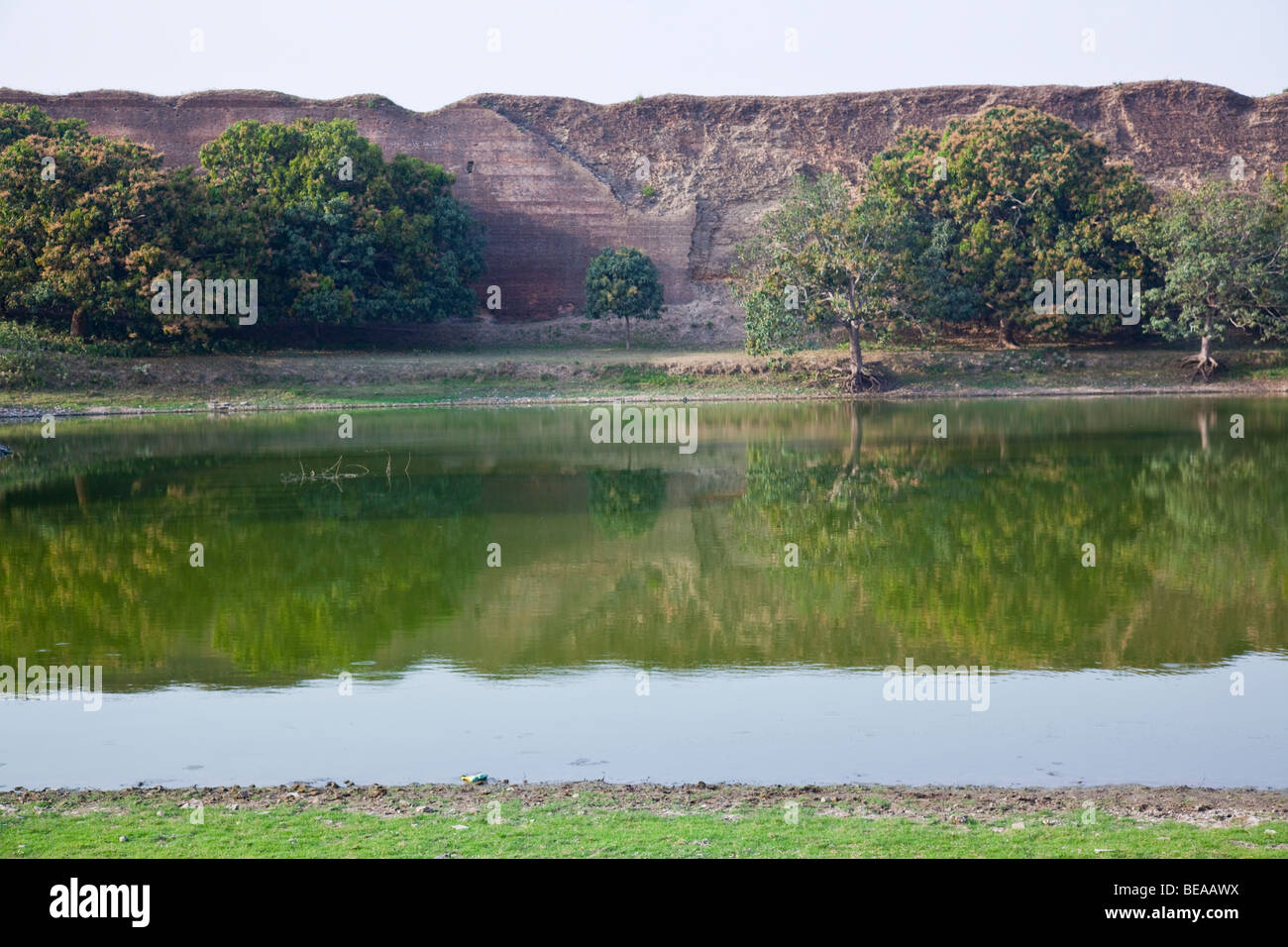 City wall in Gour in Bengal State India Stock Photo - Alamy