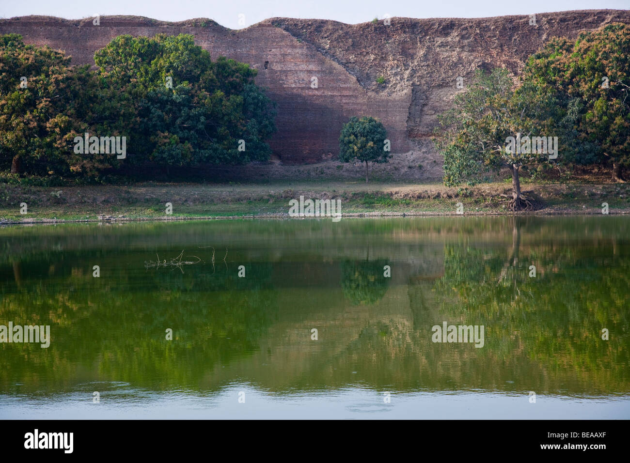 City wall in Gour in Bengal State India Stock Photo - Alamy