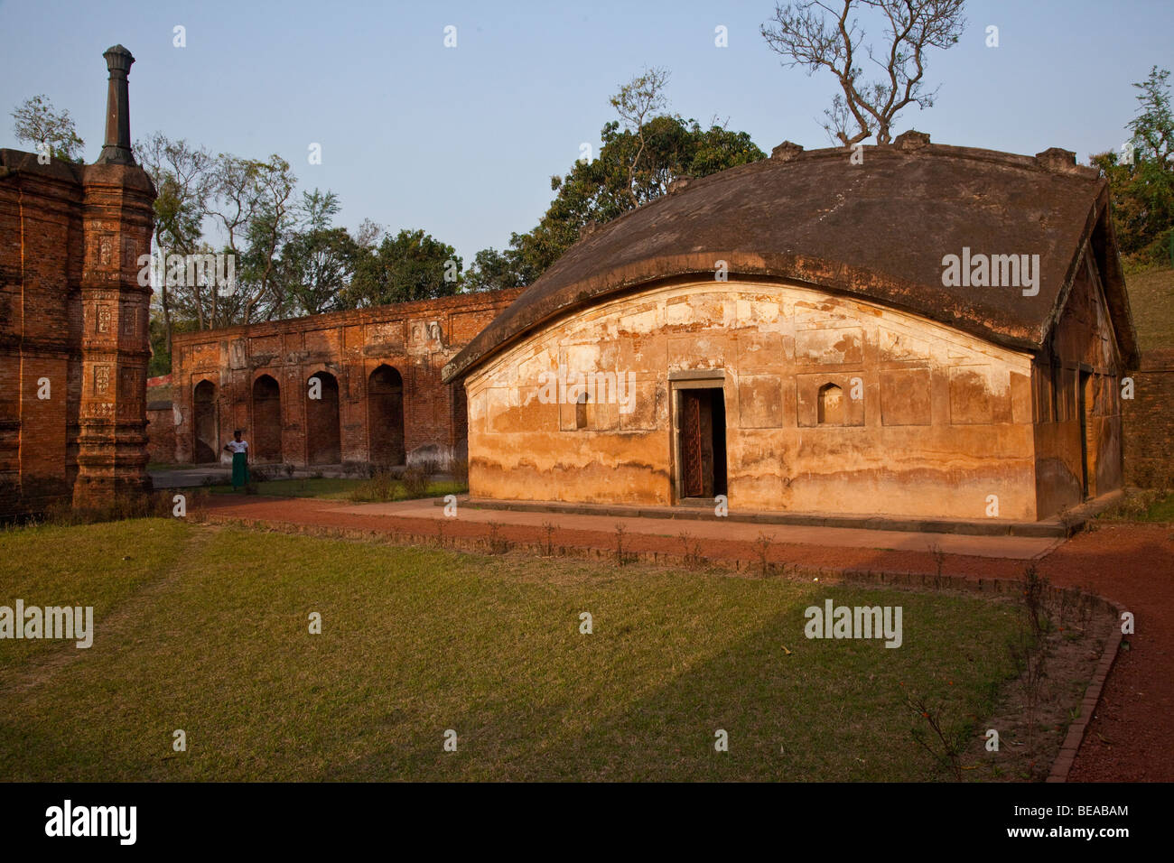 Fath Khan's Tomb at Qadam Rasul Mosque in Gour in Bengal State in India ...