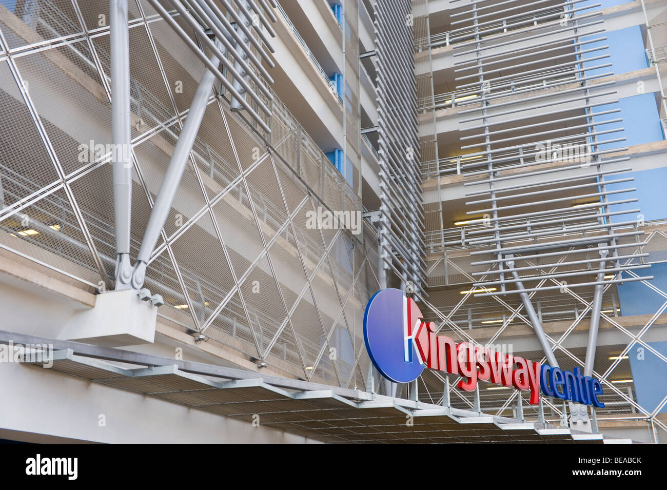 New Kingsway Centre car park in Newport South Wales UK Stock Photo - Alamy