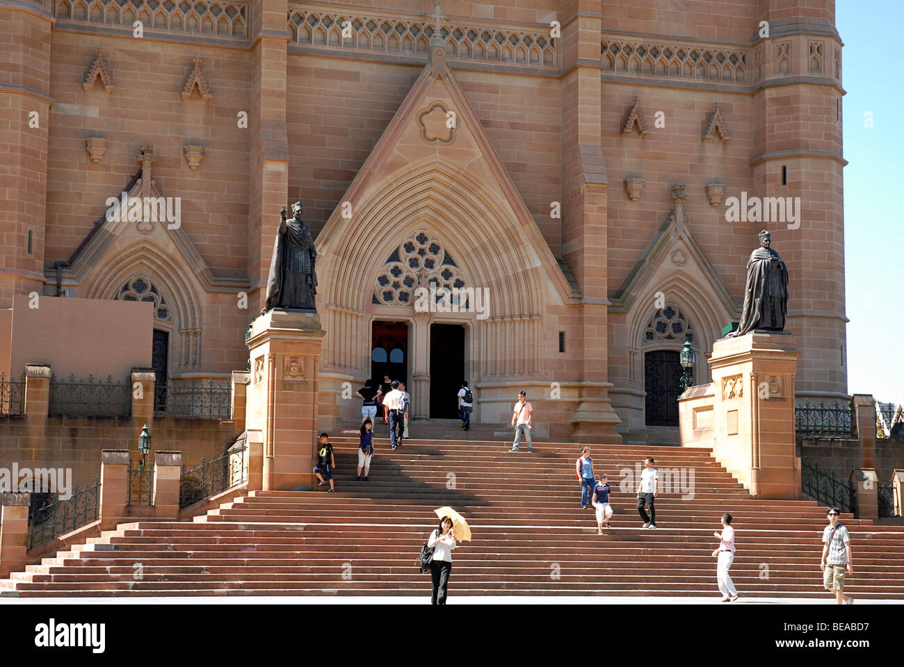 St Marys Cathedral steps, Sydney, Australia Stock Photo - Alamy