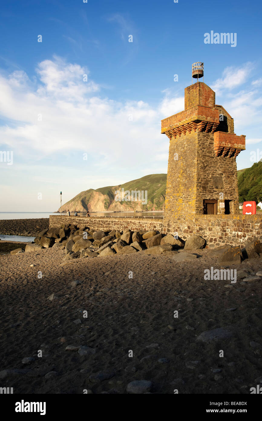 Devon coastline lighthouse rocks hi-res stock photography and images ...