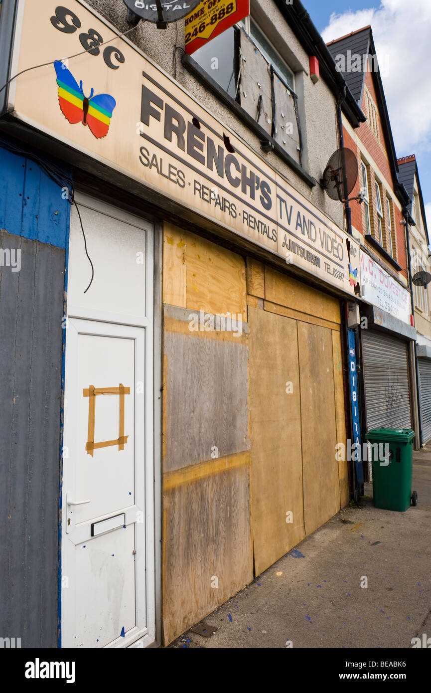 Boarded Up Shops Empty Boarded Stock Photos & Boarded Up Shops Empty ...