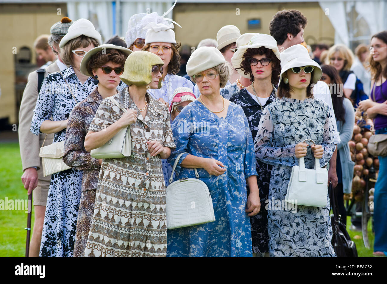 Public performance artists entertain visitors at The Great British ...