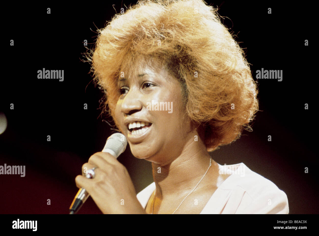 ARETHA FRANKLIN - US singer about 1972 Stock Photo - Alamy