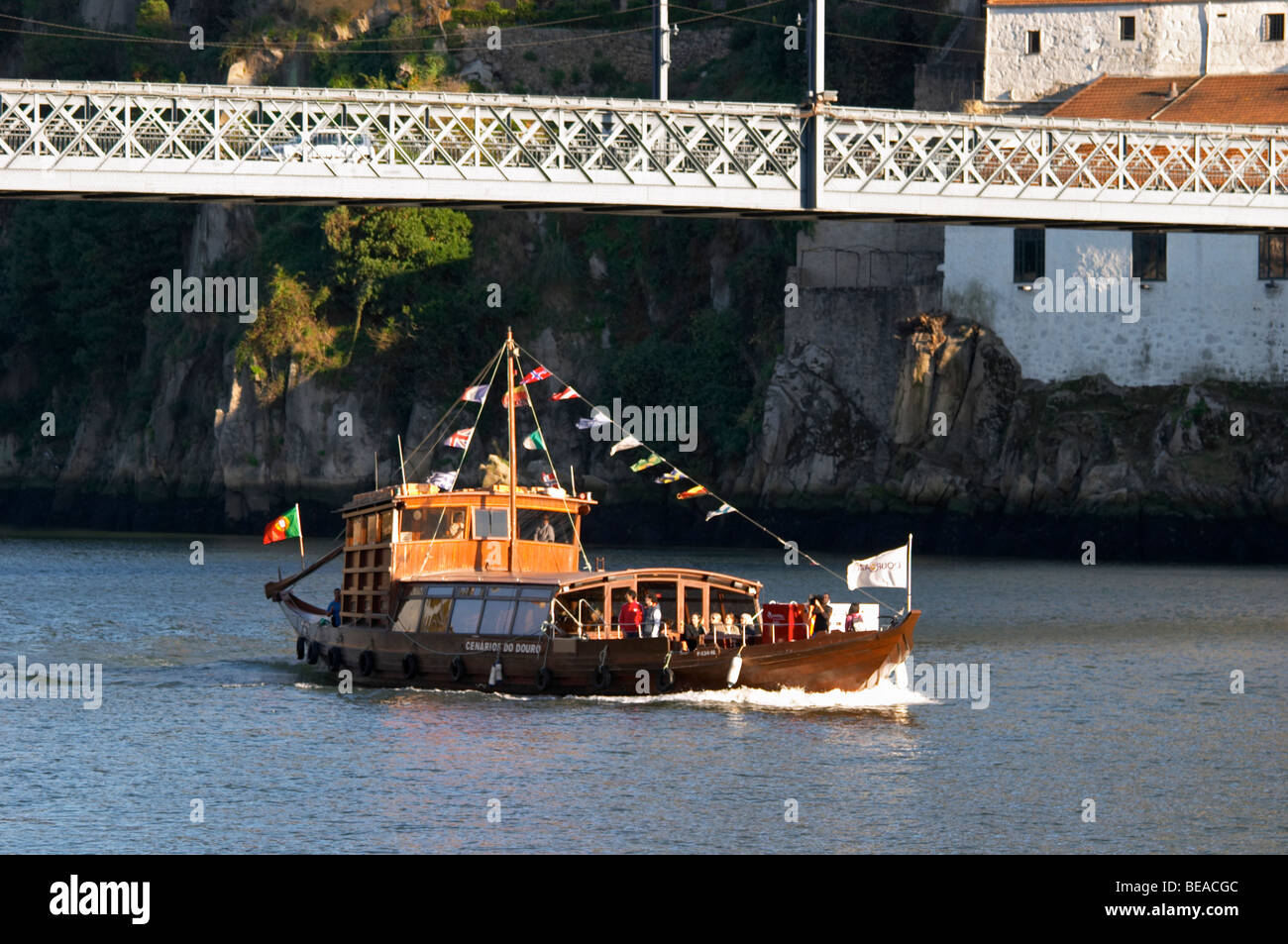 passenger ferry boat porto portugal Stock Photo - Alamy
