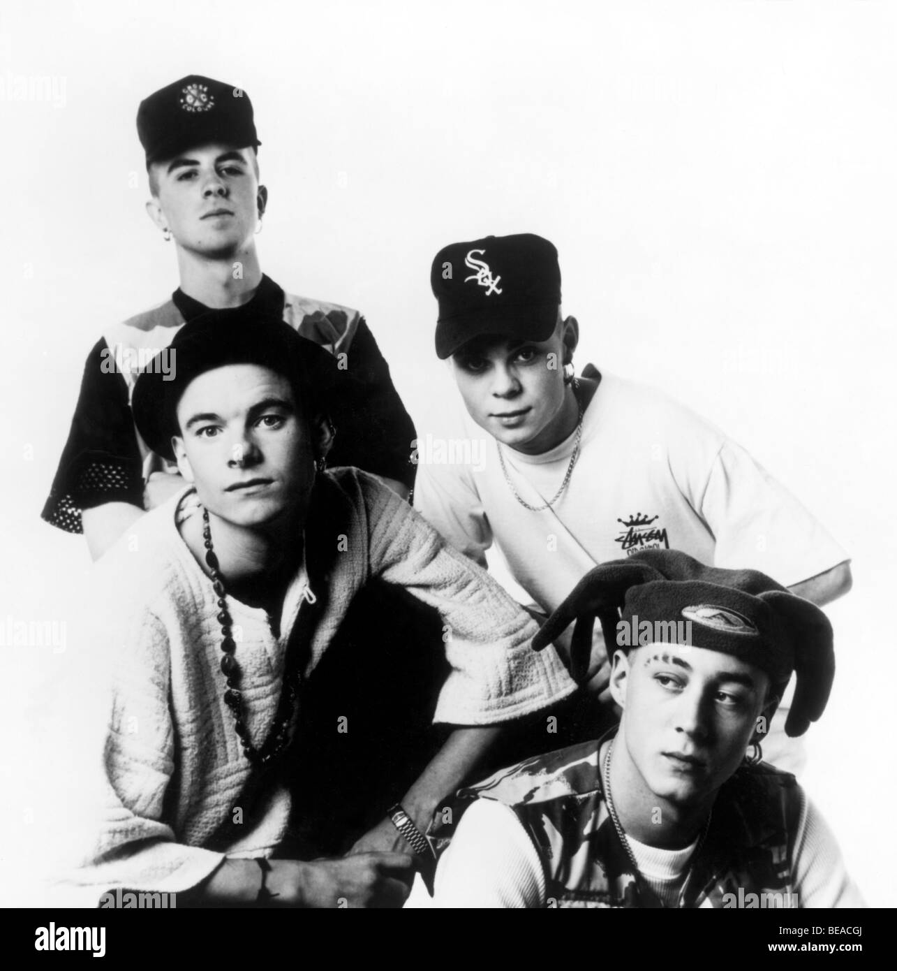 EAST 17 (aka E-17) - UK pop group in 1993 with Tony Mortimer at lower ...
