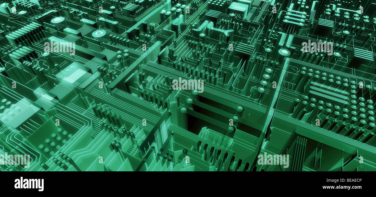 Green abstract panorama Stock Photo - Alamy