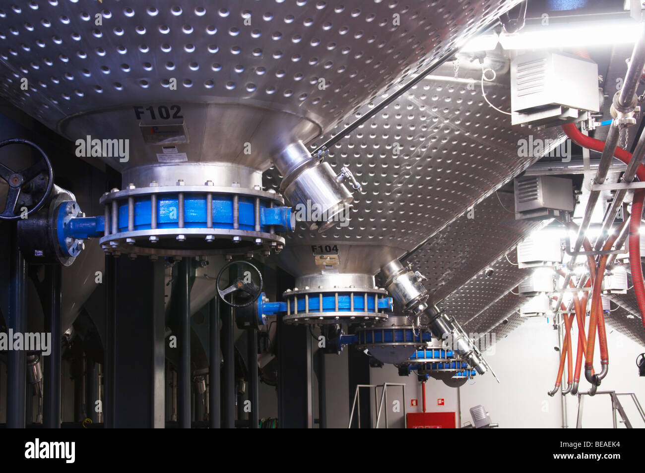 stainless steel tanks quinta do seixo sandeman douro portugal Stock ...