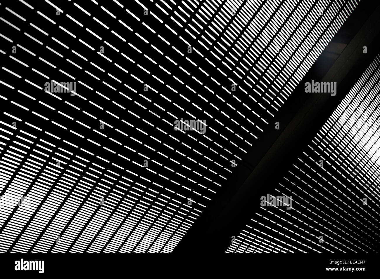 Abstract line pattern on elevator floor Stock Photo - Alamy