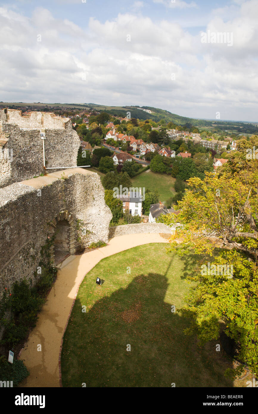 A view from Lewes Castle, Lewes, Sussex, England, UK Stock Photo - Alamy