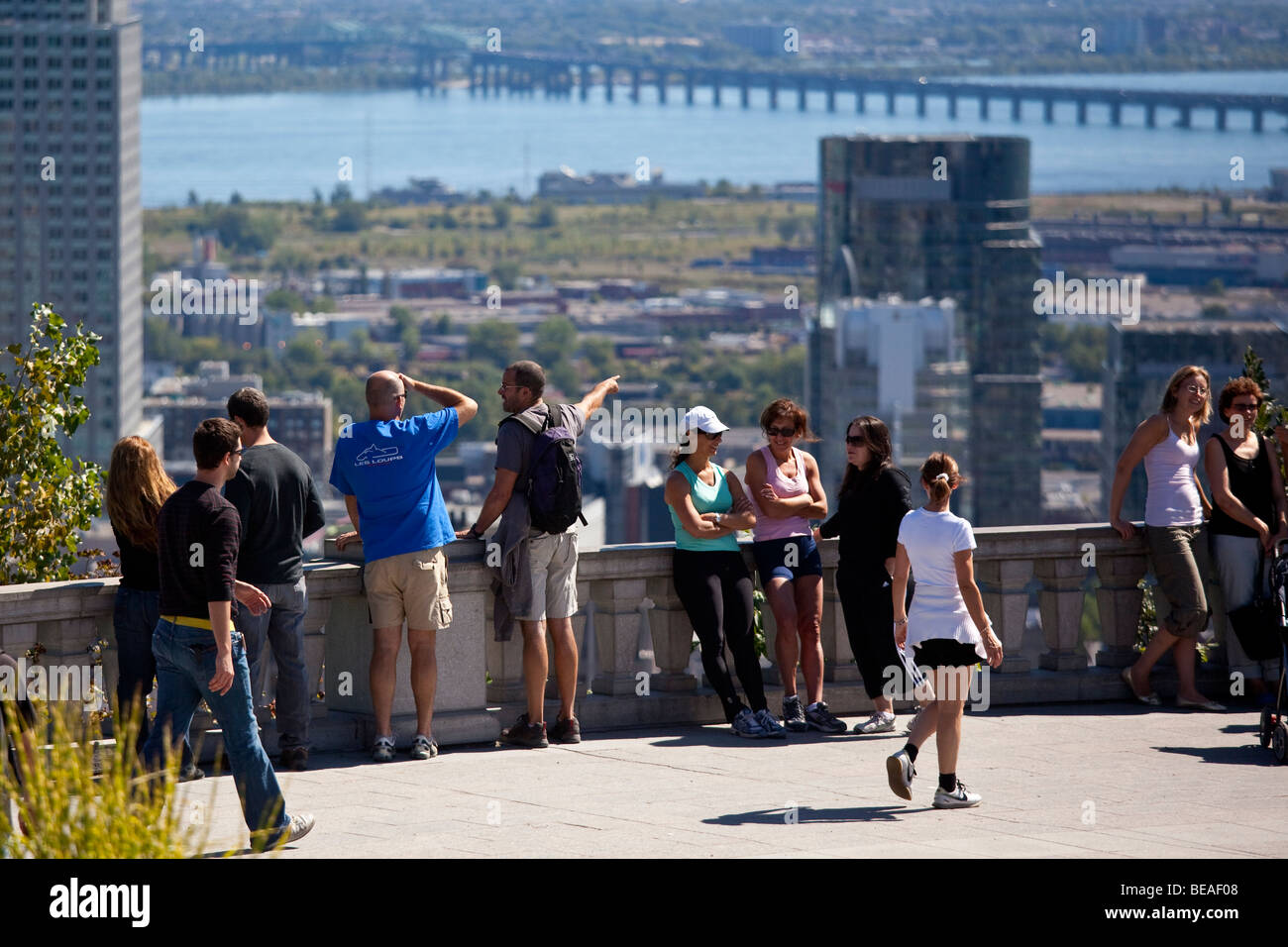 Mont royal viewpoint hi-res stock photography and images - Alamy