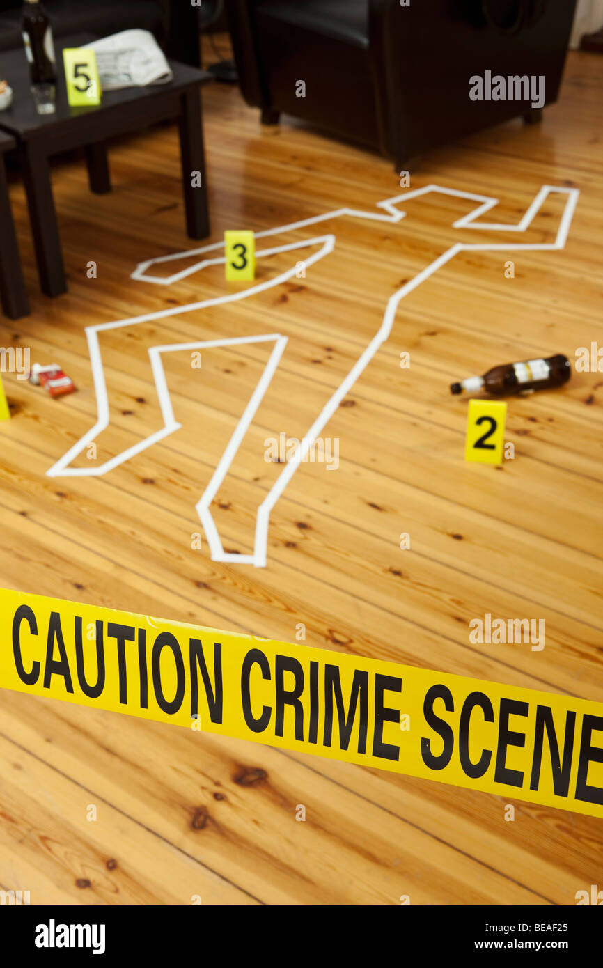 Medium view crime scene hi-res stock photography and images - Alamy