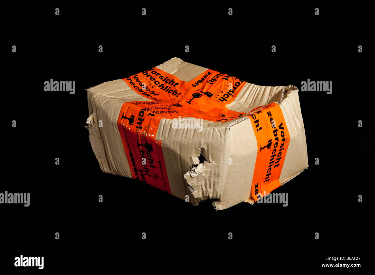 Damaged parcel hi-res stock photography and images - Alamy
