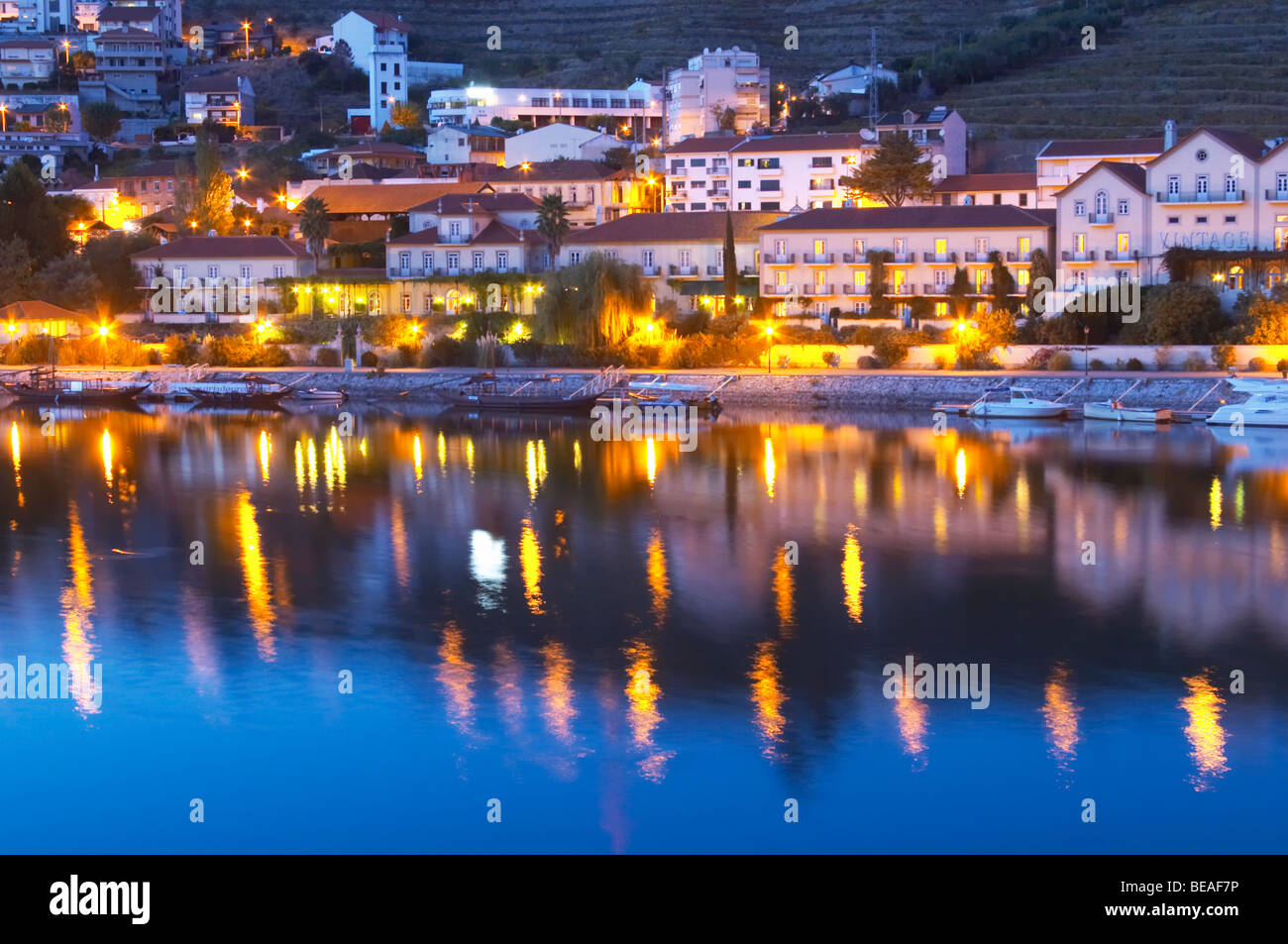Pinhao town and douro river pinhao douro portugal Stock Photo - Alamy