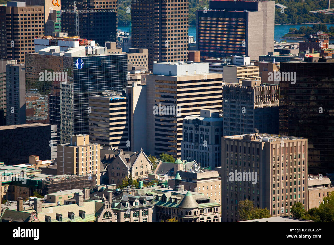 View from Mont Royal Montreal Canada Stock Photo - Alamy