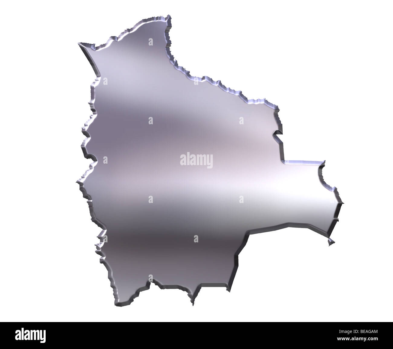 3d bolivia map hi-res stock photography and images - Alamy