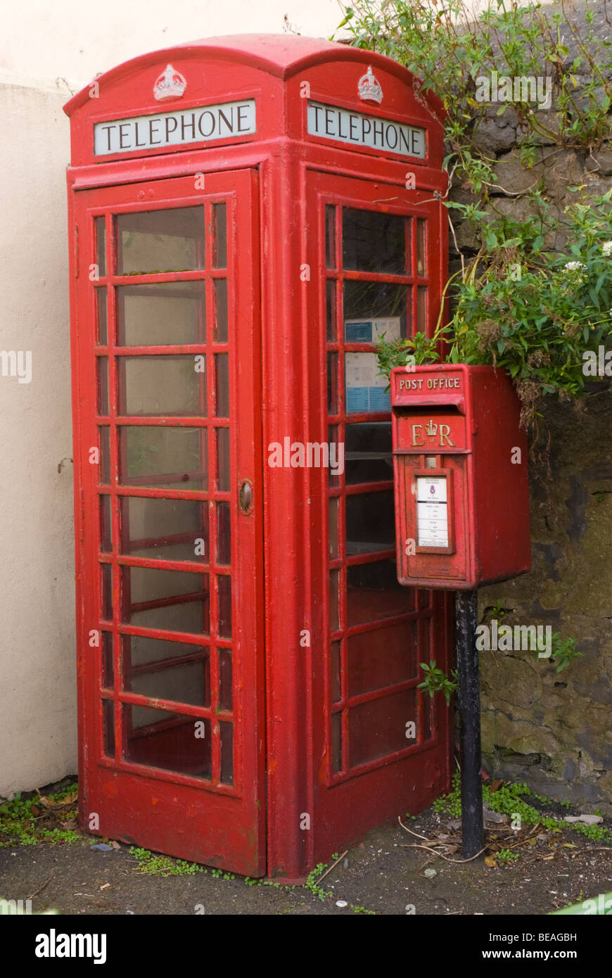 Phone Box . Letter Box Stock Photo - Alamy