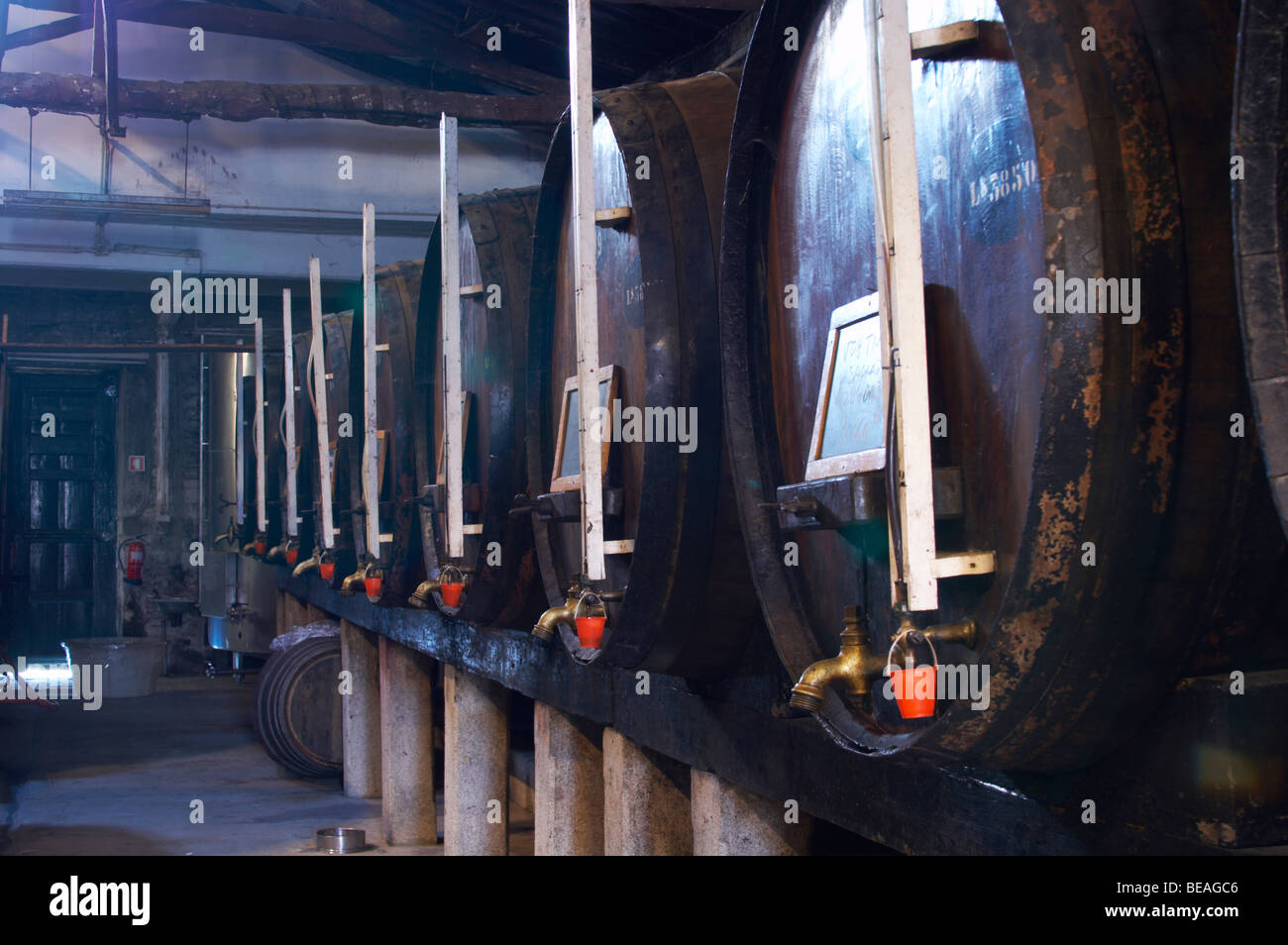 Wooden vats hi-res stock photography and images - Alamy
