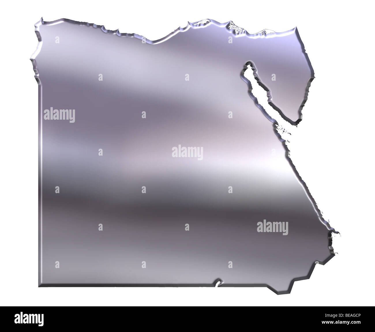 Egypt map Cut Out Stock Images & Pictures - Alamy
