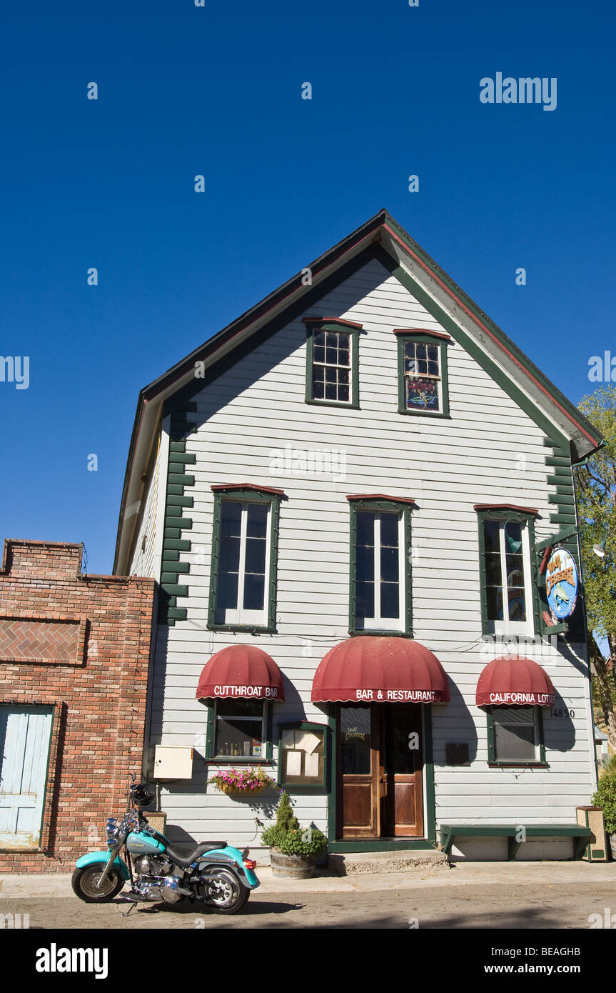 Cutthroat Bar Historic Markleeville, California Stock Photo - Alamy