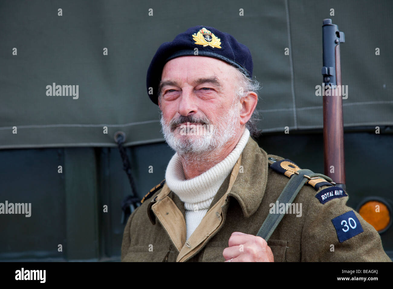 1940 Wartime World War II,Second World War,WWII,WW2 army man. Bearded ... 1940 Wartime World War II,Second World War,WWII,WW2 army man. Bearded ...