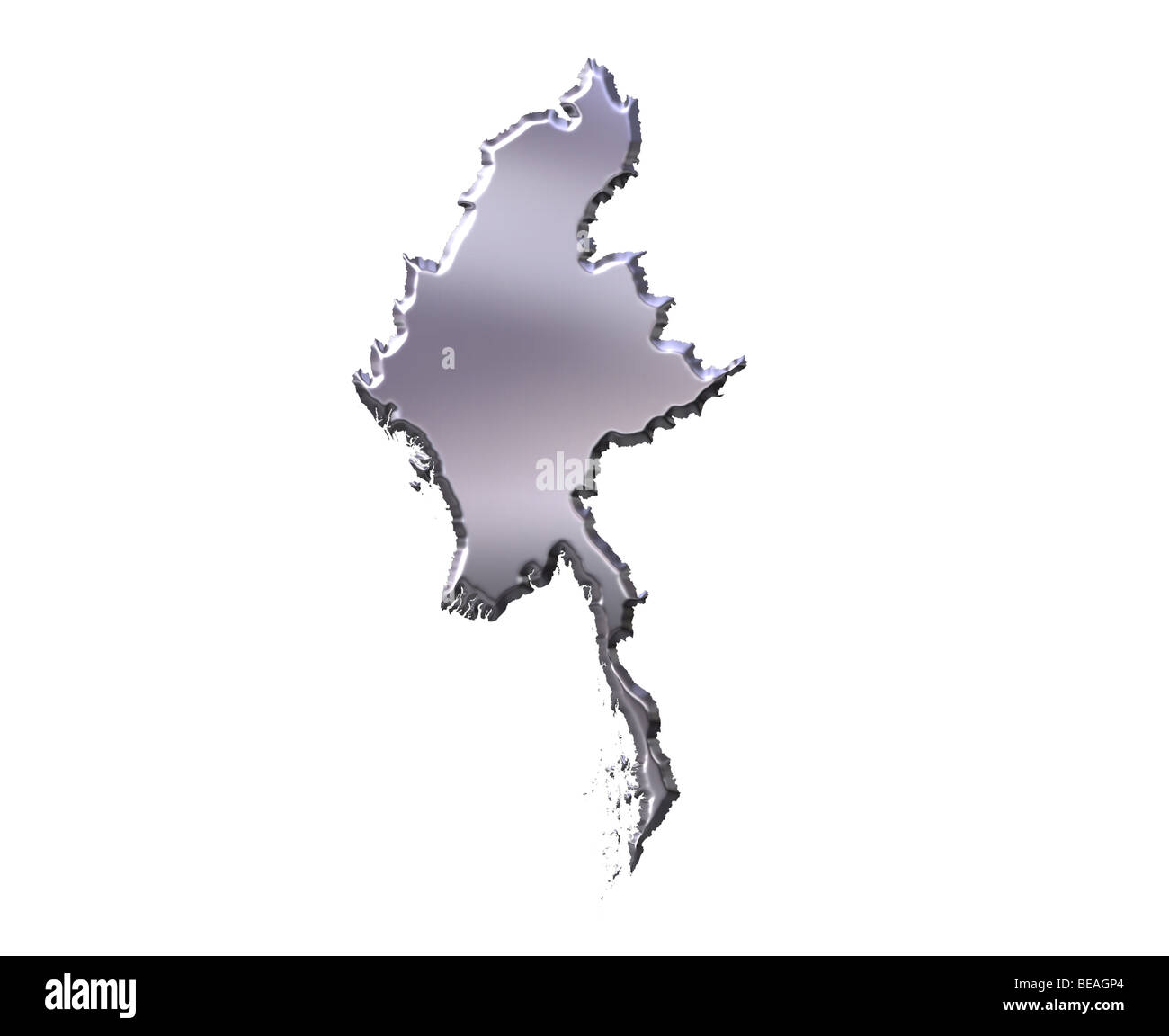Map of myanmar hi-res stock photography and images - Alamy