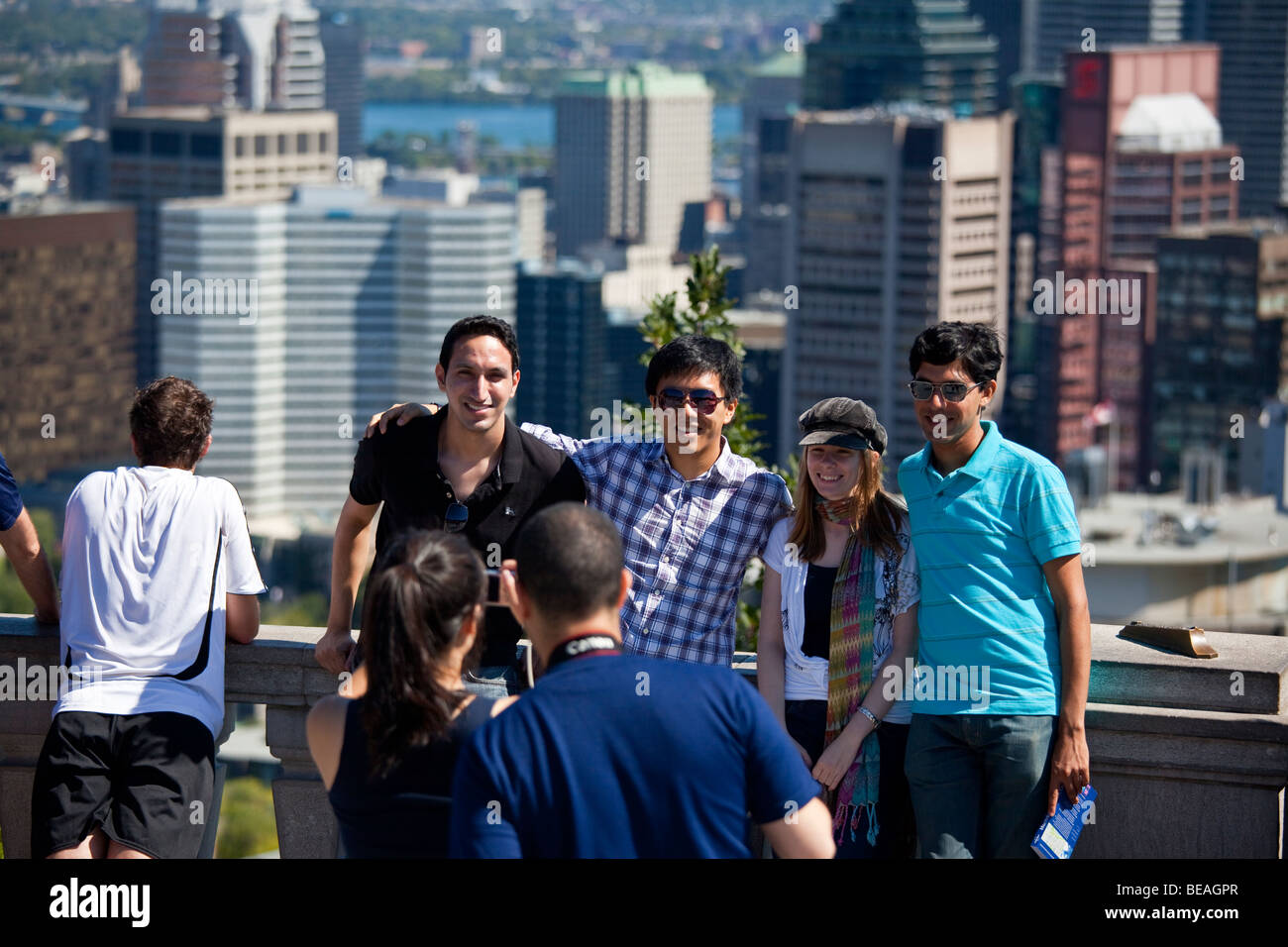 View from Mont Royal Montreal Canada Stock Photo - Alamy