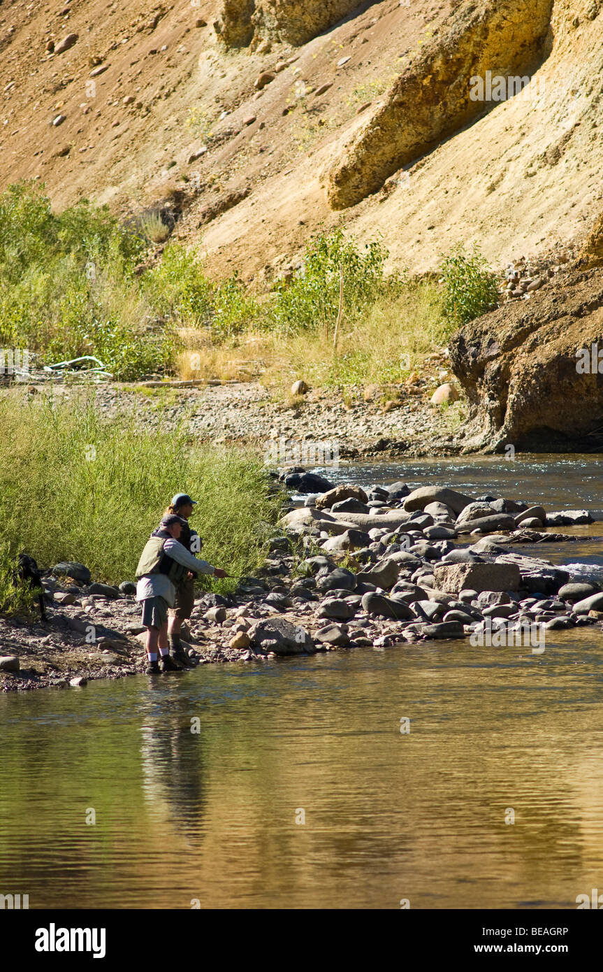 Fishing for trout on the Carson River Markleeville Stock Photo - Alamy