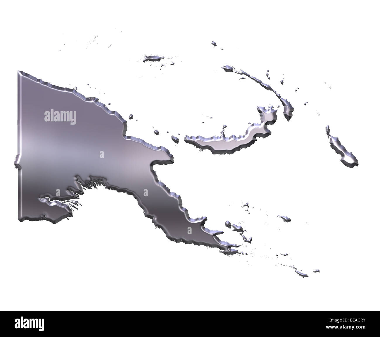 Papua new guinea map hi-res stock photography and images - Alamy