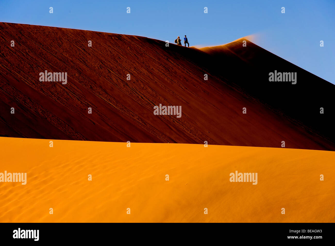 Red dunes at Sossusvlei, Namib Naukluft National Park Namibia Stock ...