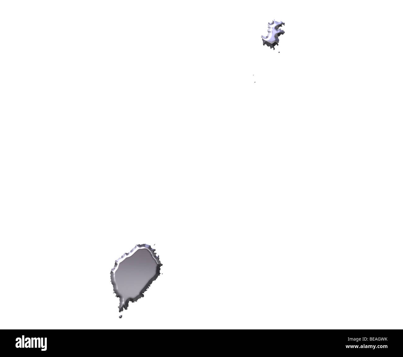 Saint thomas silhouette Cut Out Stock Images & Pictures - Alamy