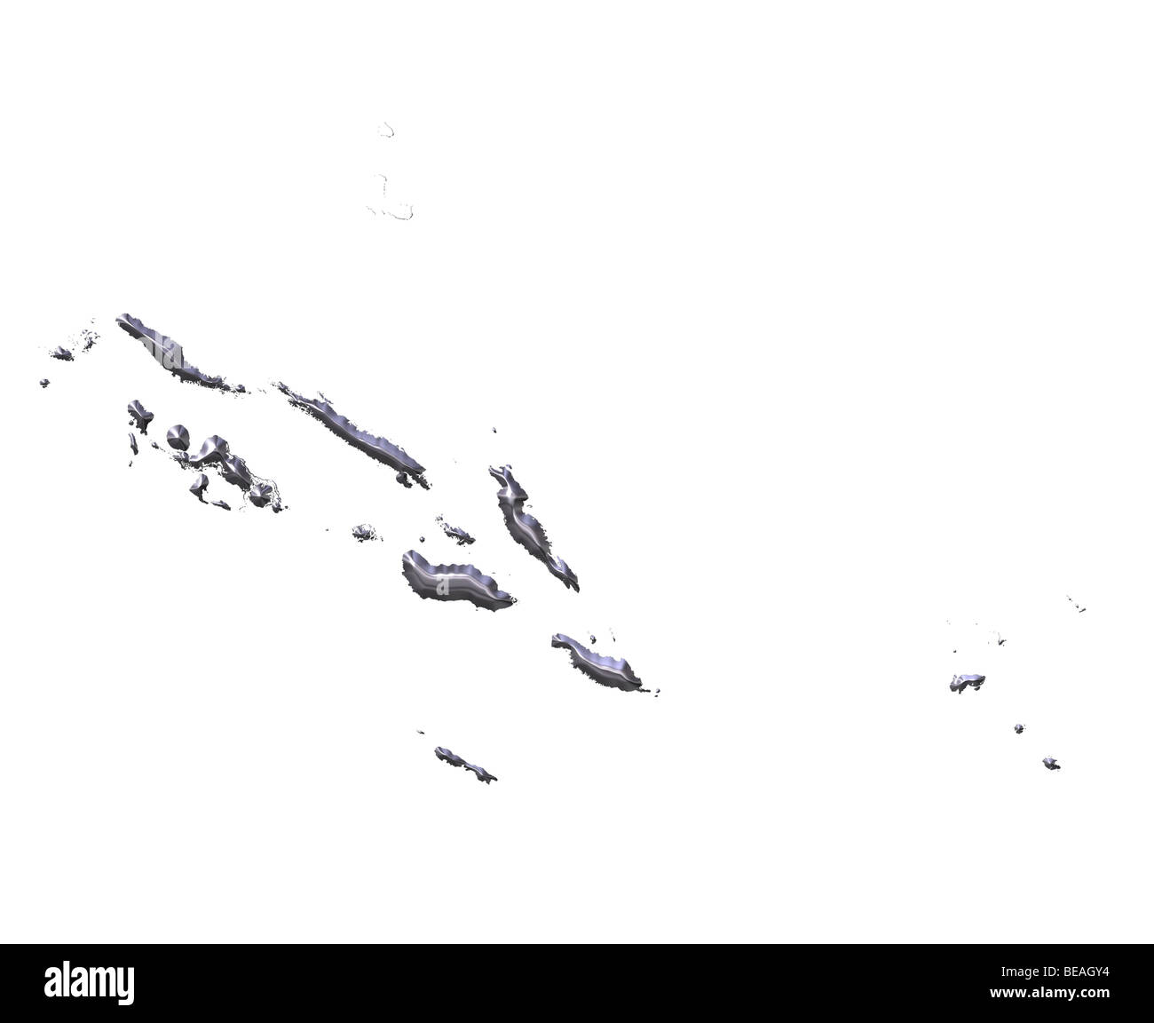 Map of solomon islands hi-res stock photography and images - Alamy